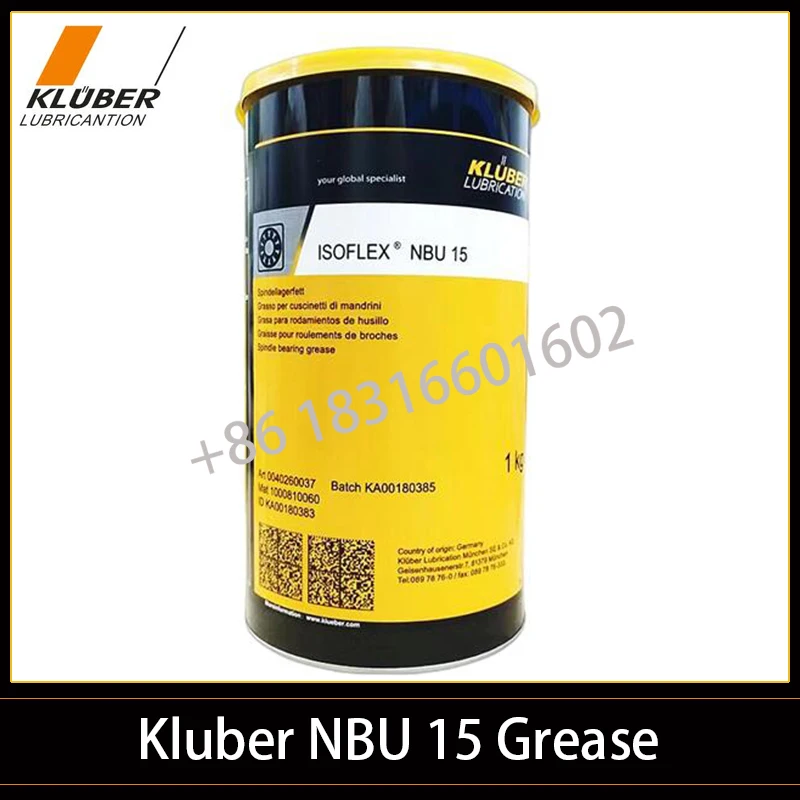 1KG-Kluber-NBU15-Lubrication-Spindle-Bearings-ISOFLEX-NBU-15-for-Machine-tool-spindle-Precision ...