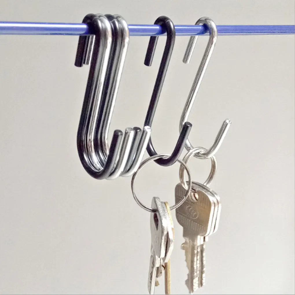 10pcs-S-type-Hooks-Carbon-Steel-Hanging-Storage-Hanger-Heavy-Duty ...