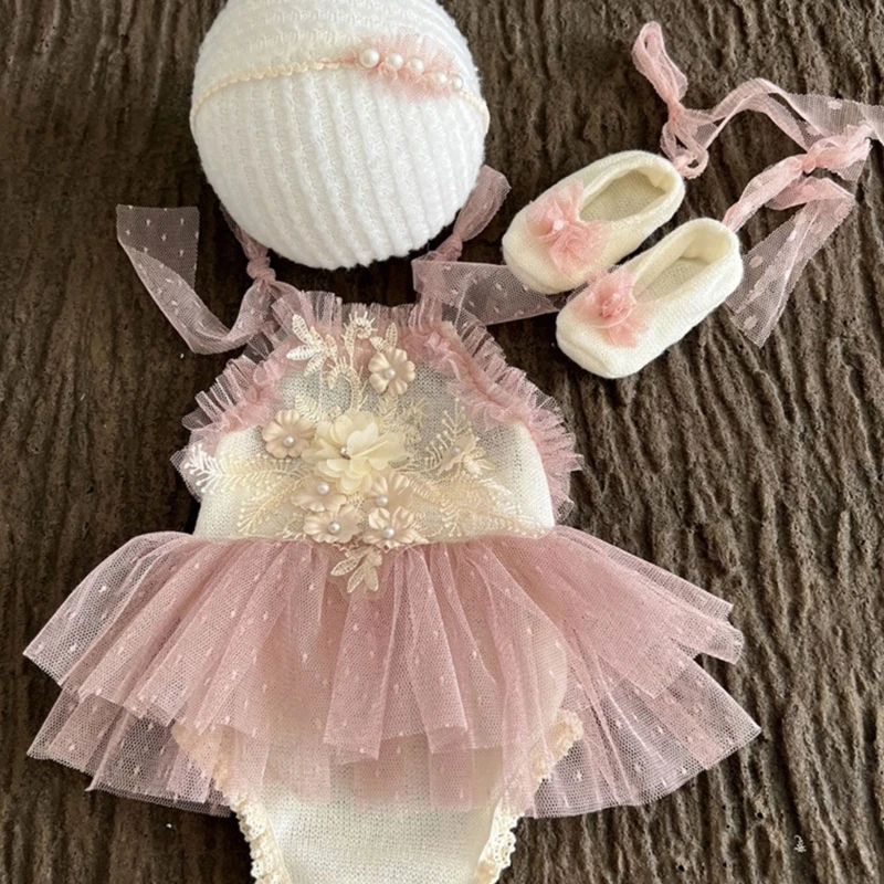 1Set-Lace-Newborn-Photography-Props-Clothes-Princess-Baby-Girl-Dress ...