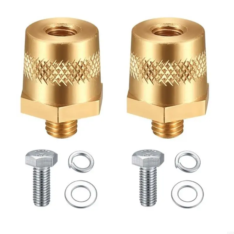 "Brass Battery Terminal Adapter – 3-Size Universal Connector for Car ...