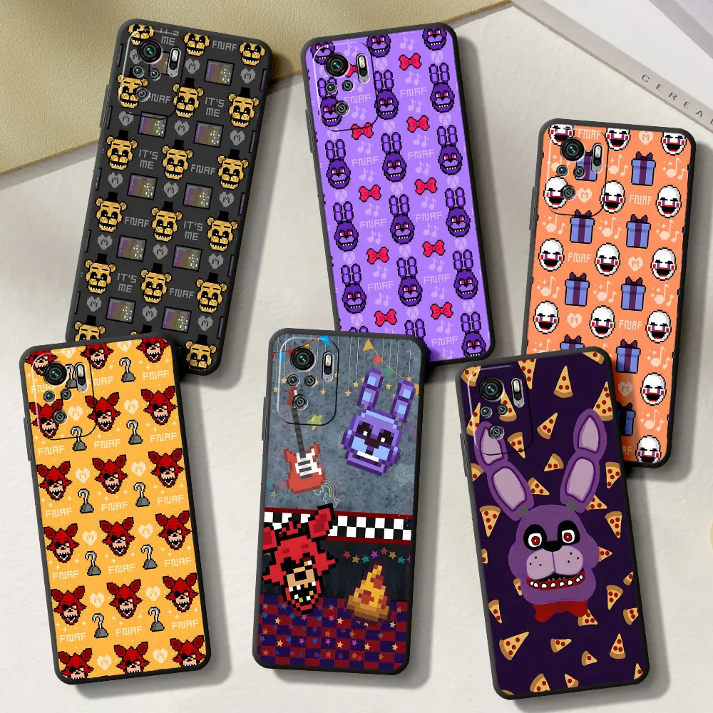 Fnaf Five-nights-At-Freddys Case for Xiaomi Redmi Note 12 11 10S 11E 13 ...