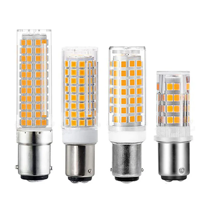 DIMMABLE-BA15D-LED-Lamps-110V-220V-6W-9W-12W-15W-Corn-Light-Bulb ...