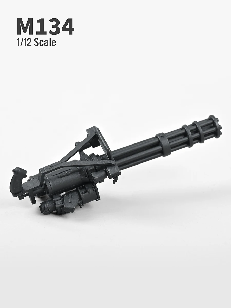 1/12 Scale M134 Gatling Model Plastic Model for 6inch Action Figure ...