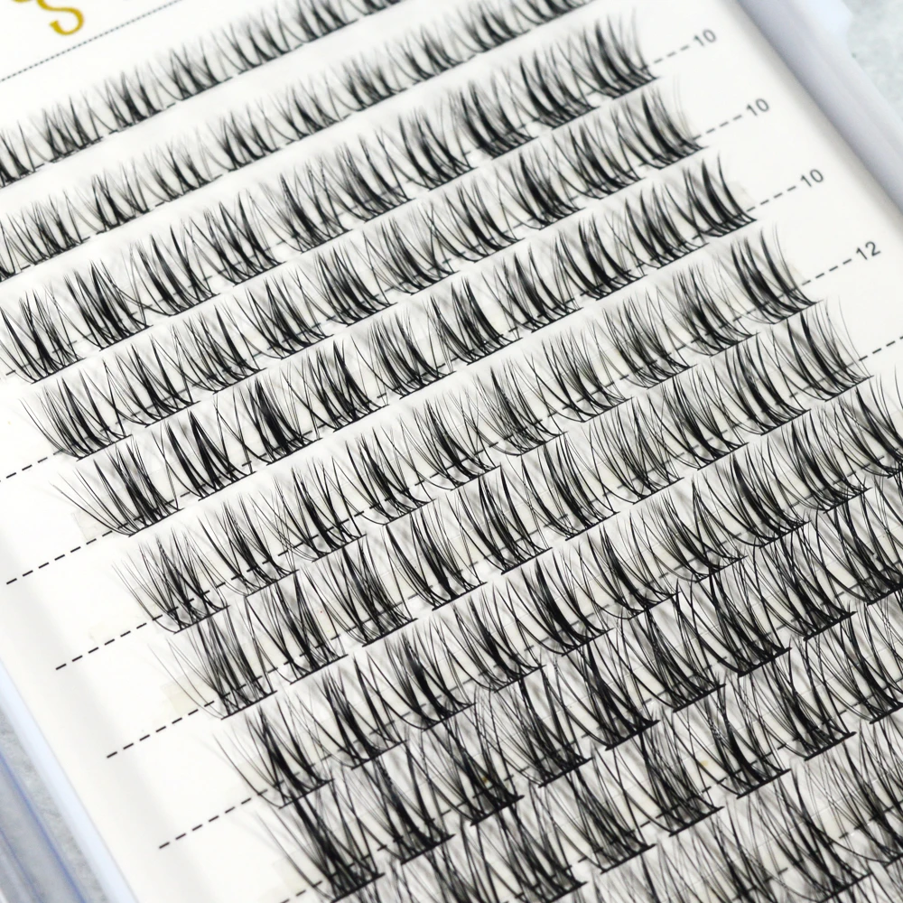 QSTY-DIY-120-PCS-Cluster-Lashes-3D-Natural-Bunch-8-16mm-D-Curl ...