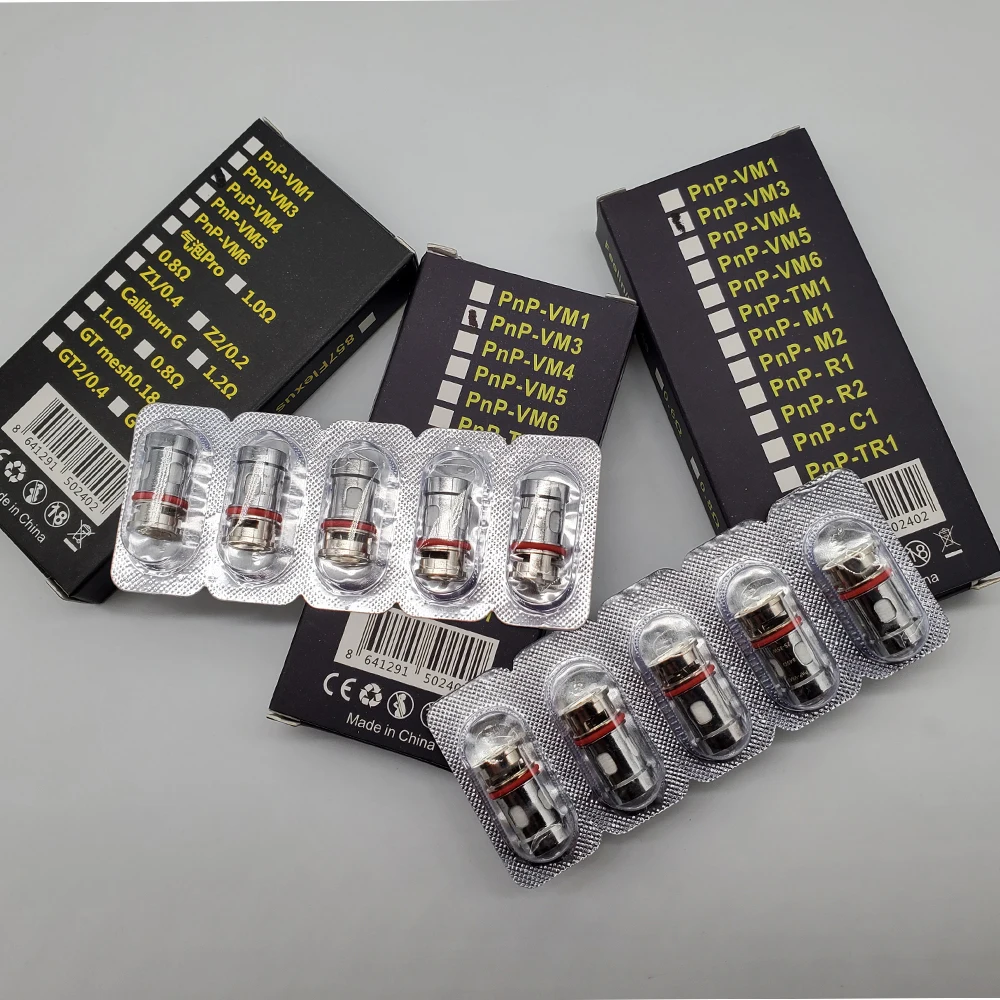 PnP VM1/VM2/VM3/VM4/VM5/VM6/TM1/M2/R1/R2 Mesh Coil 0.3 0.45 0.6 0.2 Ohm For DRAG VINCI ARGUS ...