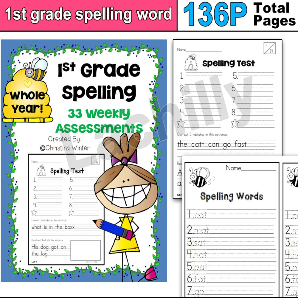 1st Grade Spelling Words List