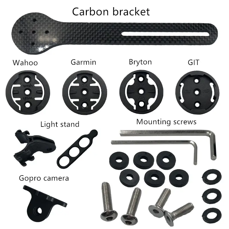 Garmin Carbon Bike Computer Mount Bicycle Road Bike Cycling Computer ...