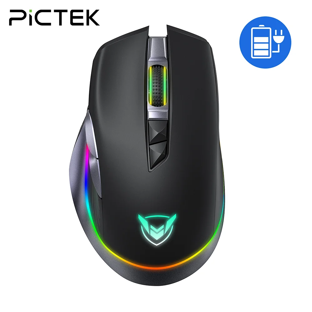 PICTEK-PC255-Rat-n-inal-mbrico-para-juegos-mouse-RGB-de-10000-DPI-ergon ...