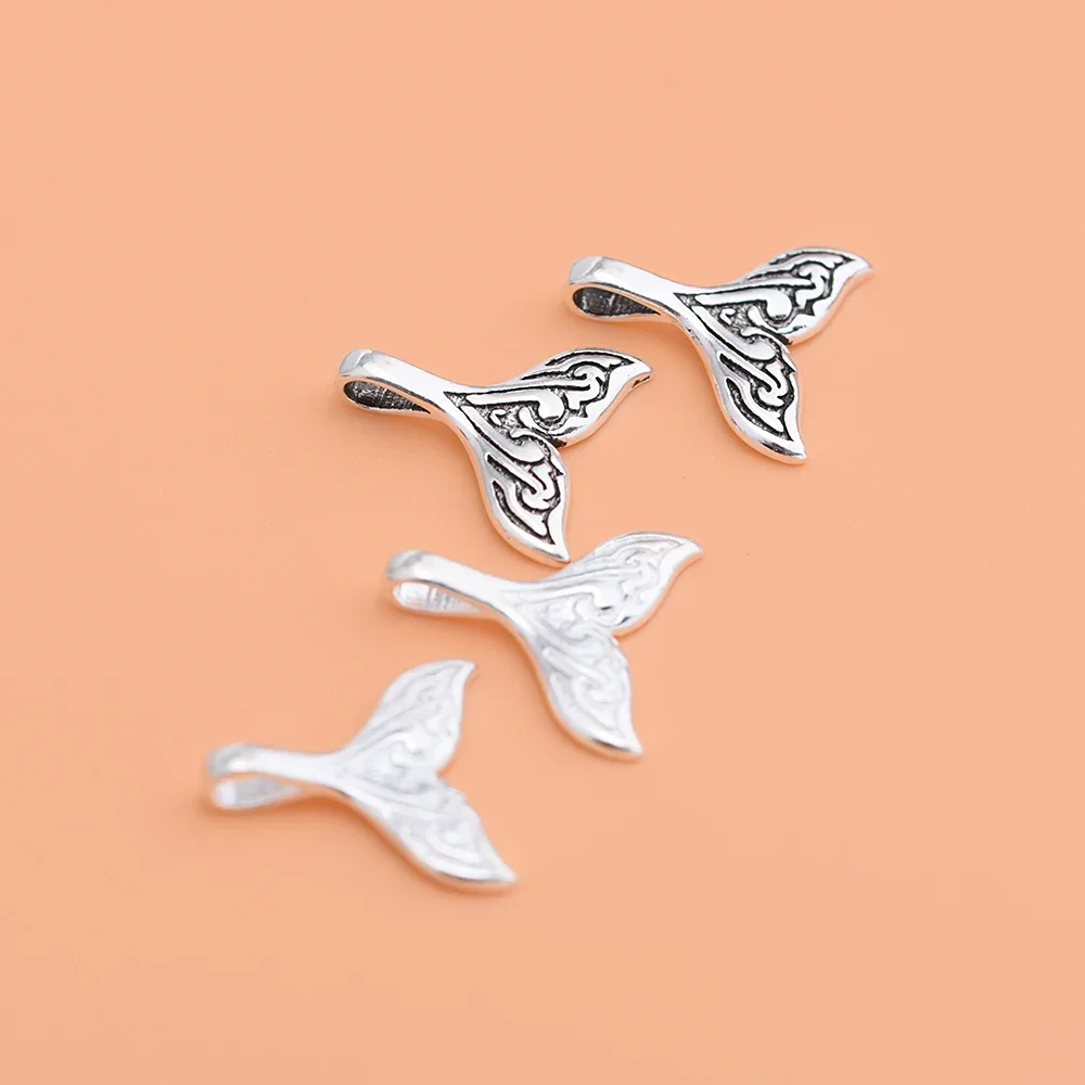 Pattern-fish-tail-pendant-S925-sterling-silver-Thai-silver-fashion ...