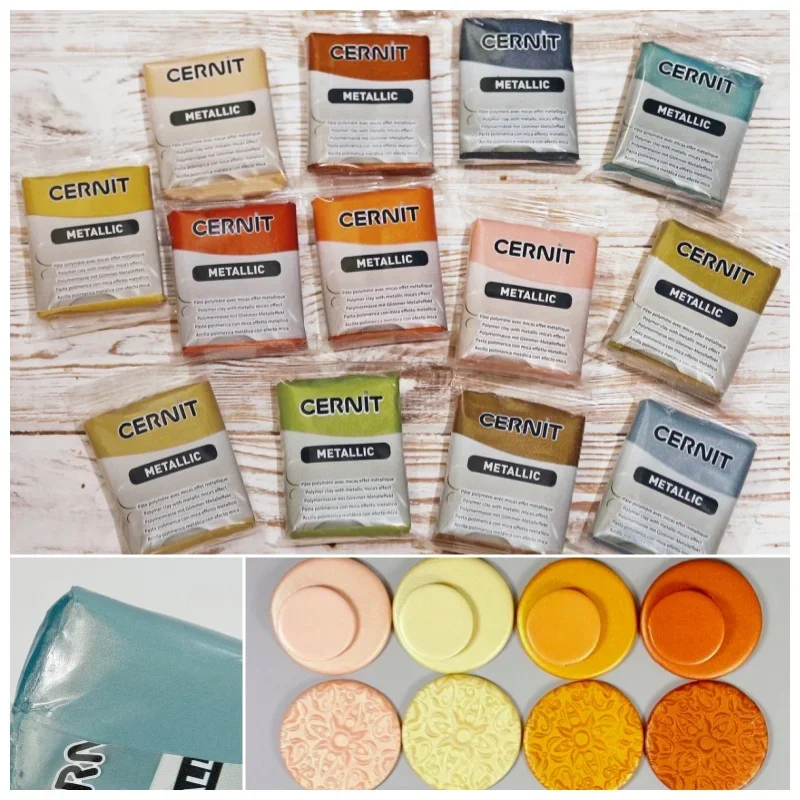 56g-Belgian-CERNIT-Metallic-Pearlescent-Color-Professional-Polymer-Clay ...