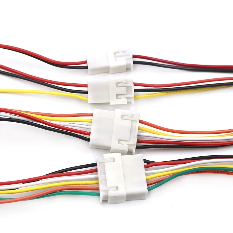 10PCS XH2.54 2/3/4/5/6 Pin Pitch 2.54mm Wire Cable Connector XH Plug Male & Female Battery ...