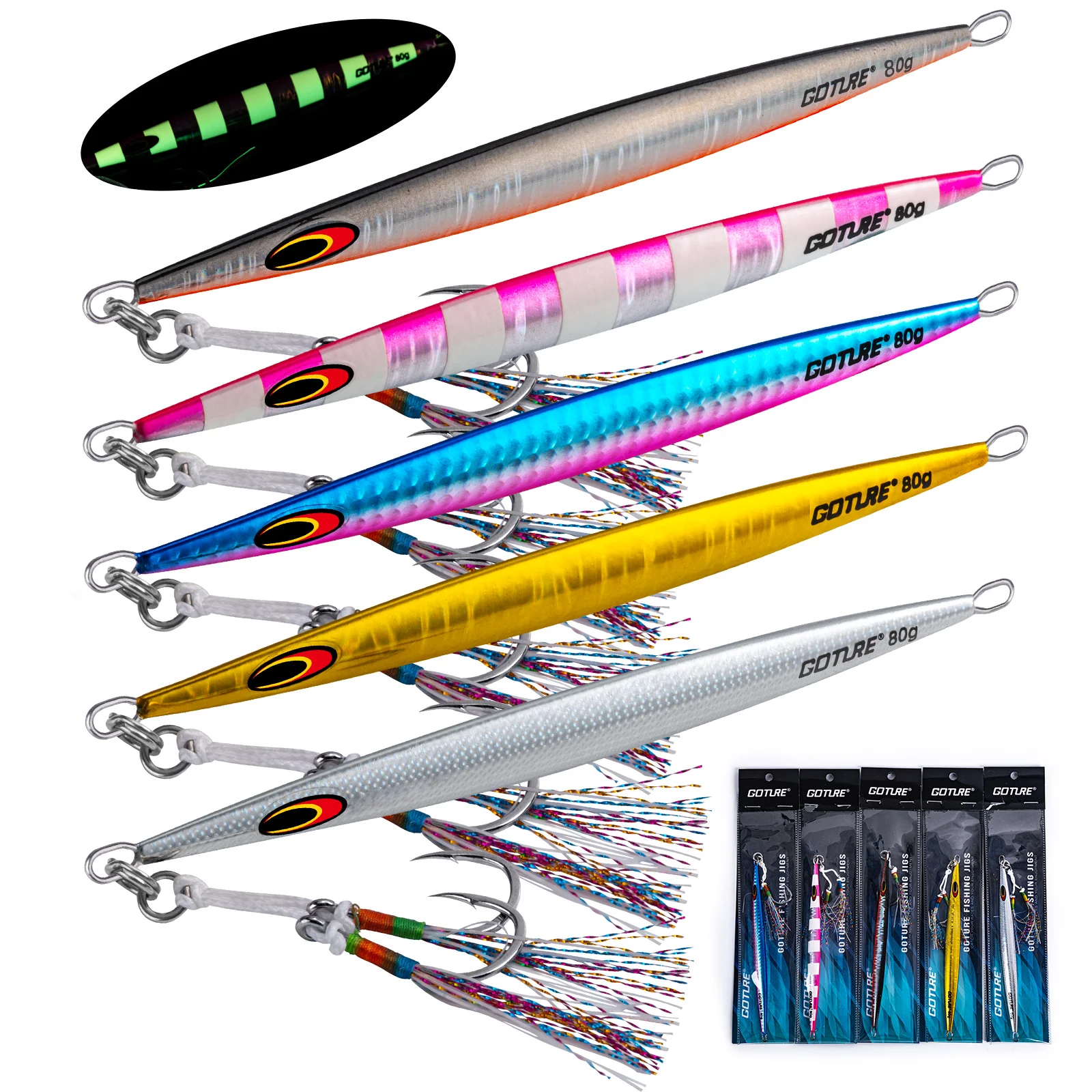 Goture-Luminous-Effect-Slow-Fast-Jigging-Fishing-Lure-80g-100g-200g ...