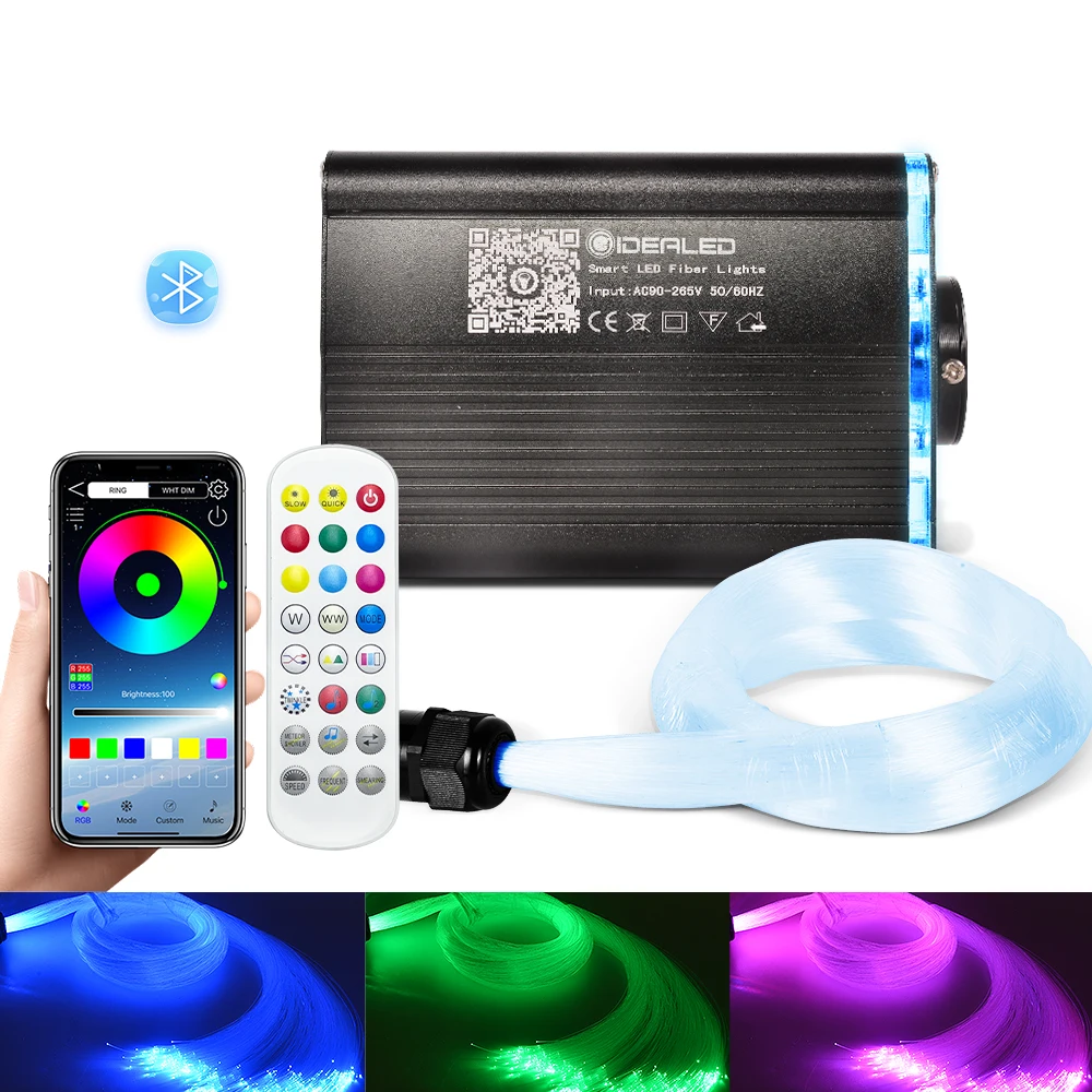 Led Optic Fiber Smart App Remote Control Lights Rgbw Shooting Star ...