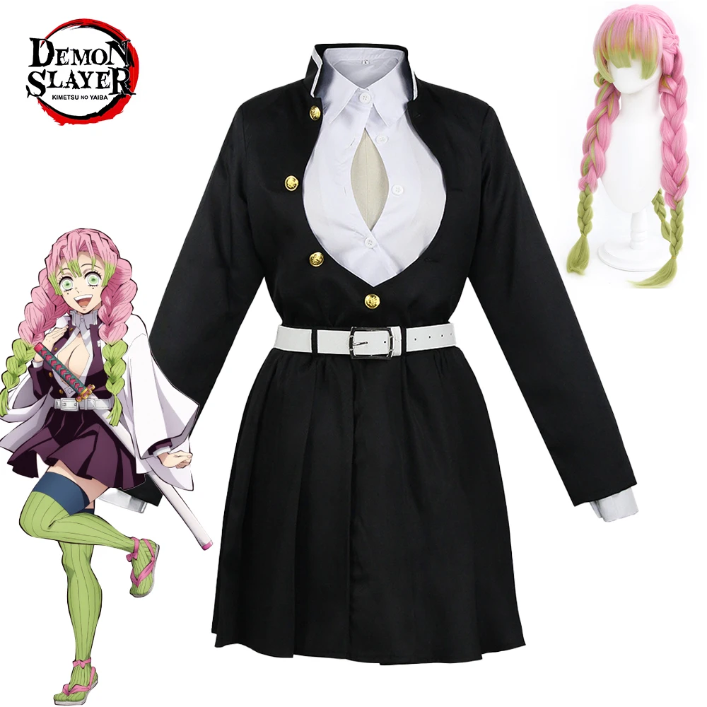 Demônio Slayer Kanroji Mitsuri Cosplay Personagens Anime Trajes ...