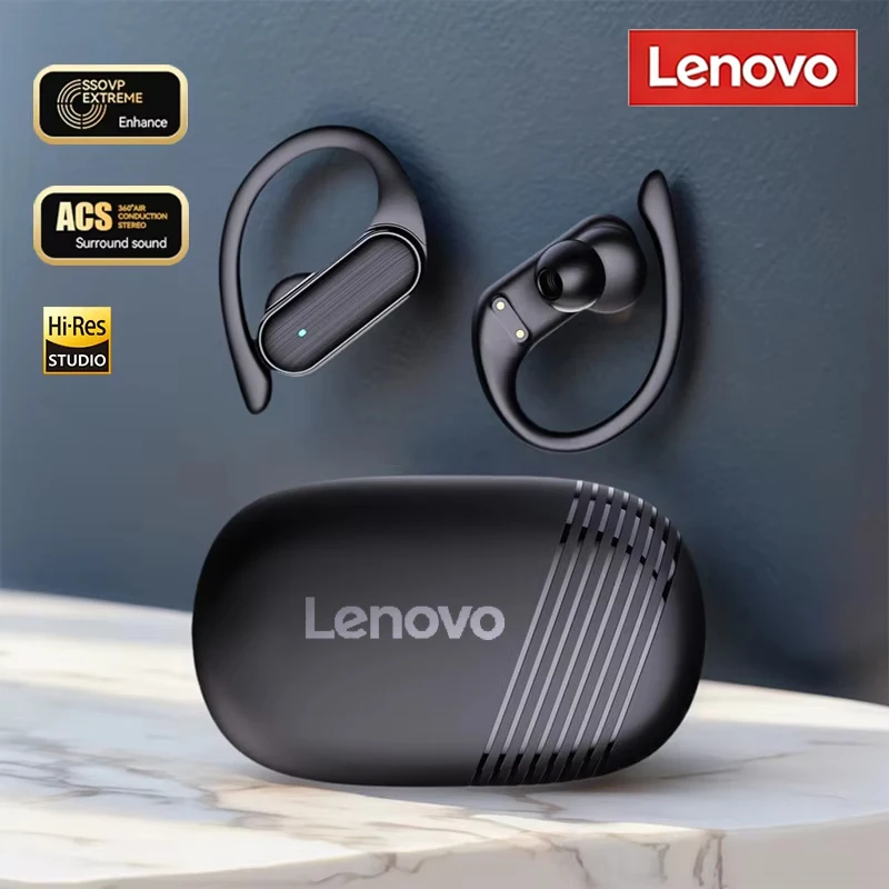 Lenovo Wireless Bluetooth Headset HD Sound Quality Stereo Universal ...