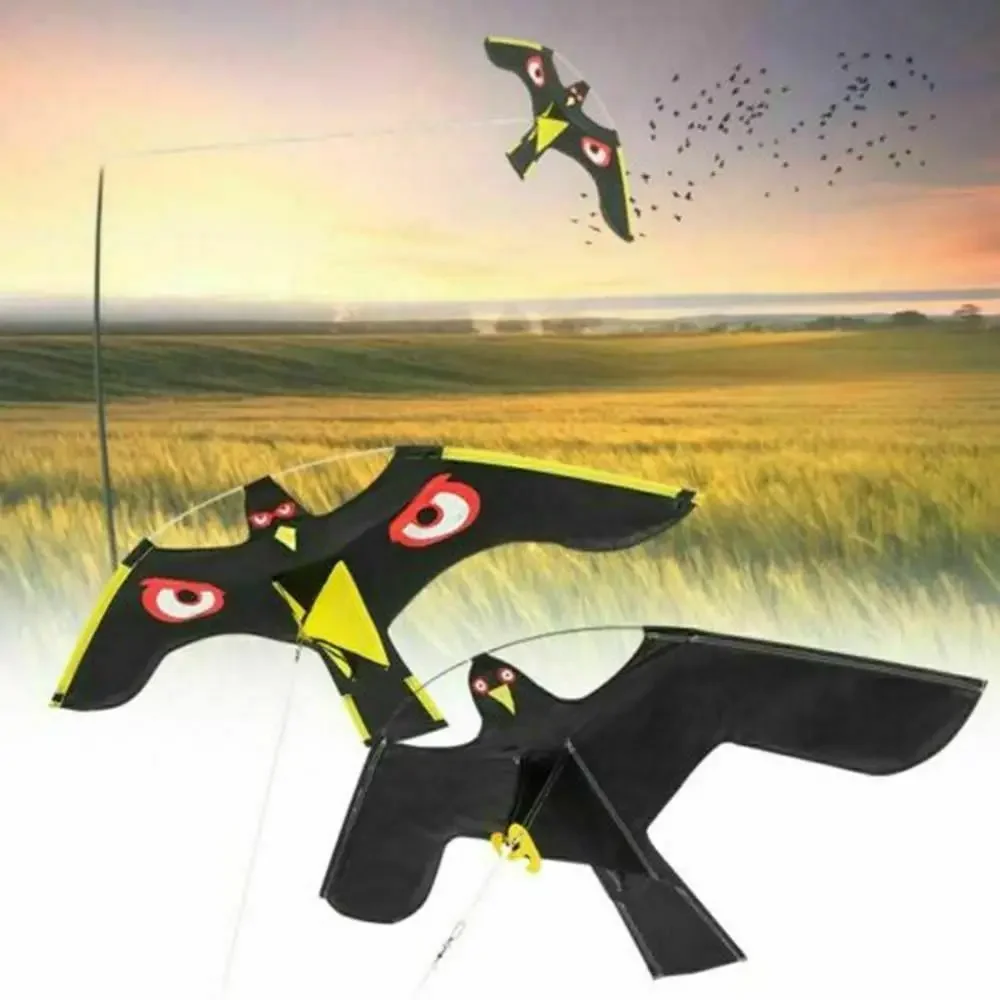 Emulation Flying Hawk Kite Bird Scarer Drive Bird Kite for Garden ...