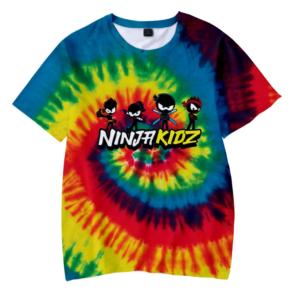 The Ninja Fam Merch Ninja Kidz Tshirt Crewneck 반팔 남성 여성 티셔츠, 캐주얼 스타일 3D ...