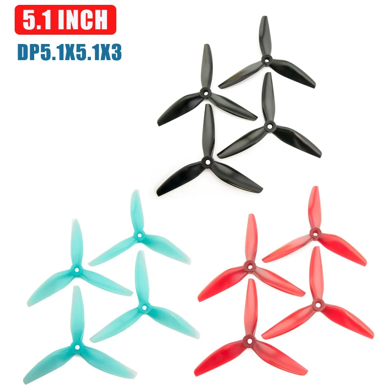 HQProp-DP5-1X5-1X3-3-blade-5-1Inch-Poly-Carbonate-POPO-Propeller-2CW ...