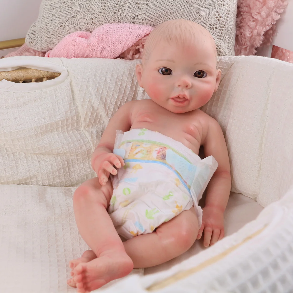 18-Inch-Full-Silicone-Weighted-Body-Open-Eyes-Lifelike-Feature-Reborn ...