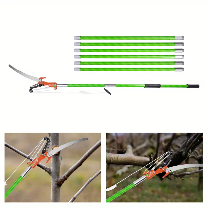 Manual-Pruner-Kit-Pruning-Tree-Branch-Pole-Saw-Extension-with-Scisscors ...