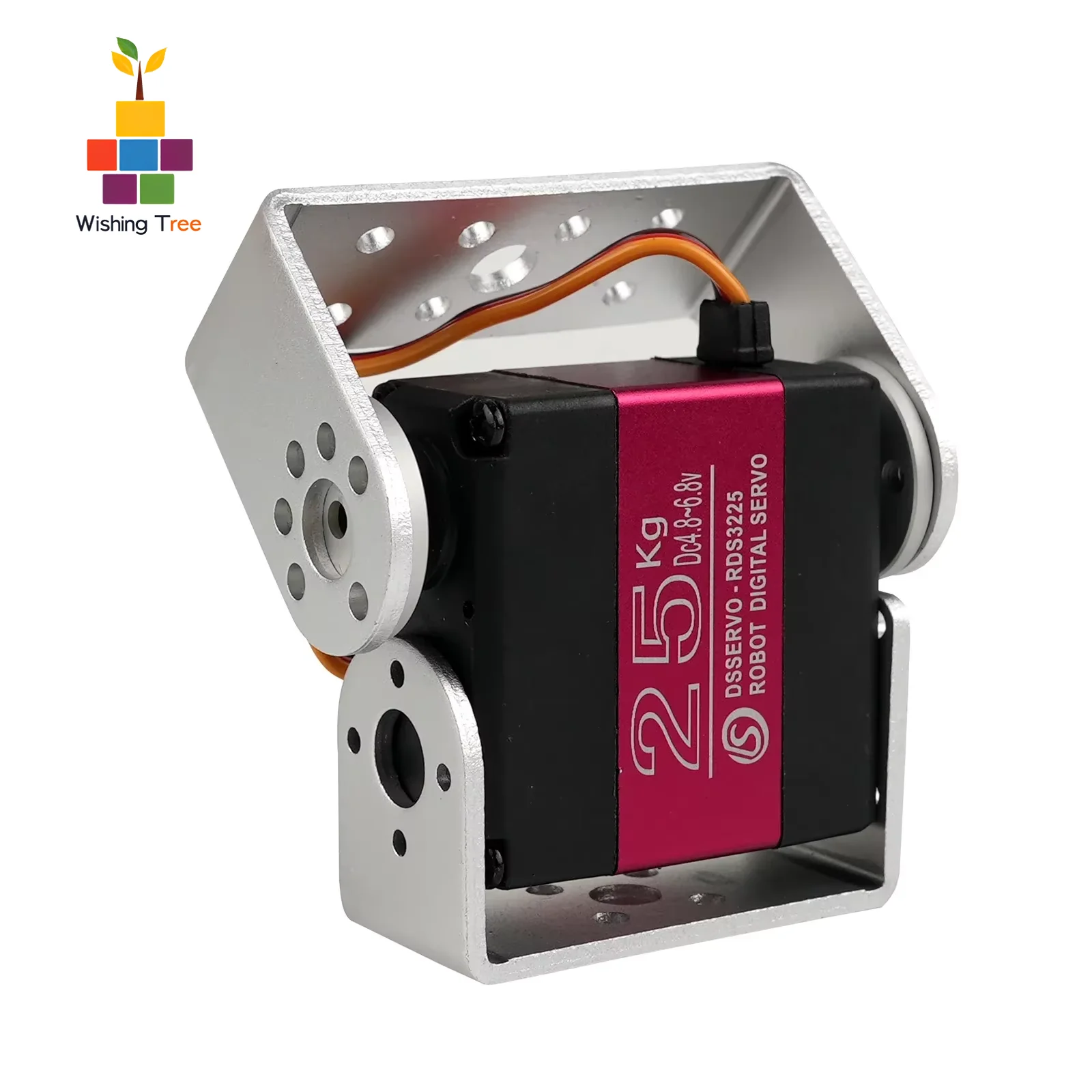 RDS3225 25KG Digital Metal Servo 6V Waterproof IP66 180/270 Degree Dual ...