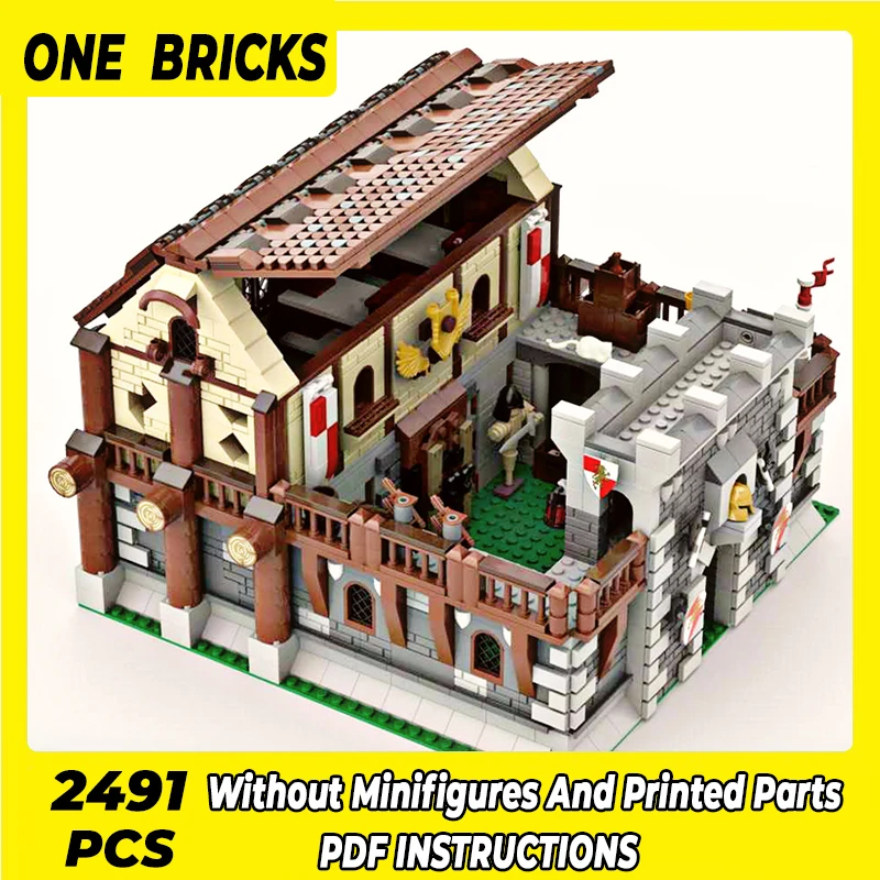 Moc-Building-Blocks-Modular-Castle-Model-Castle-Barrack-Technical ...
