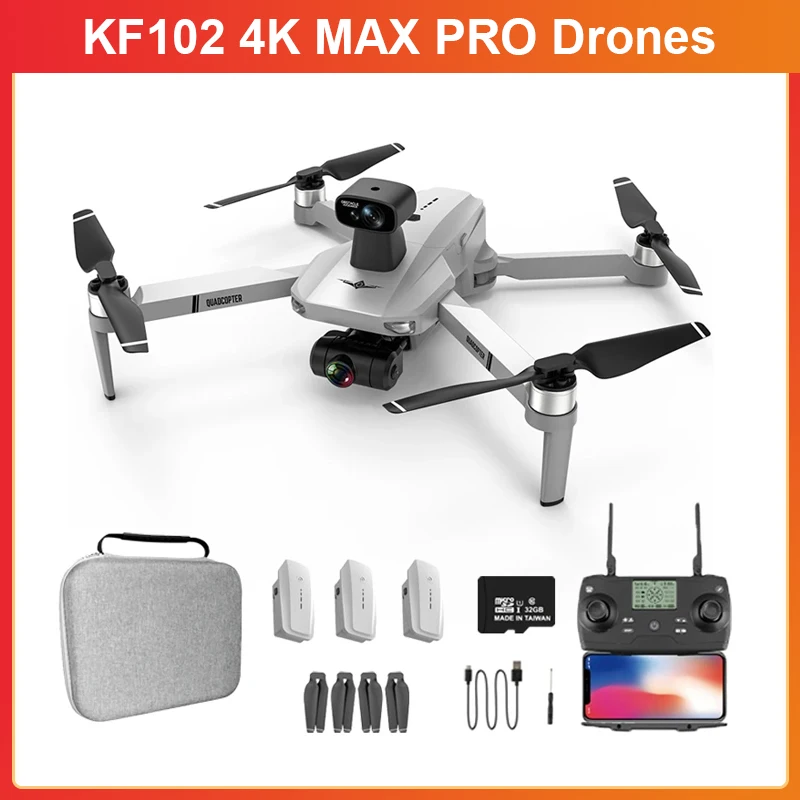 KF102-MAX-Drone-4K-Camera-Drone-2-Axis-Gimbal-GPS-Quadcopter-5G-Wifi ...