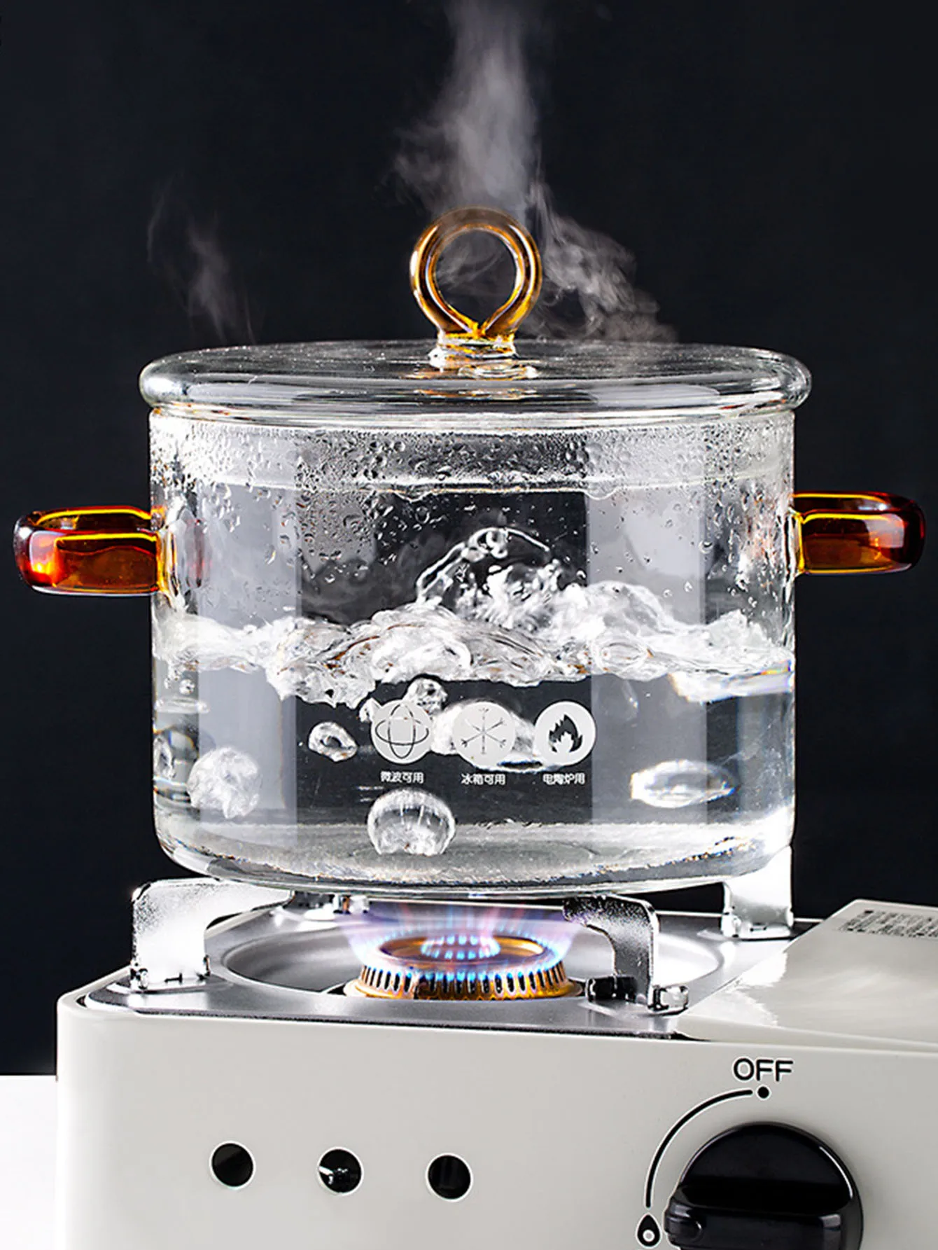 Glass-Crock-Pot-with-Lid-Microwave-Heat-Resistant-Non-Stick-Double ...