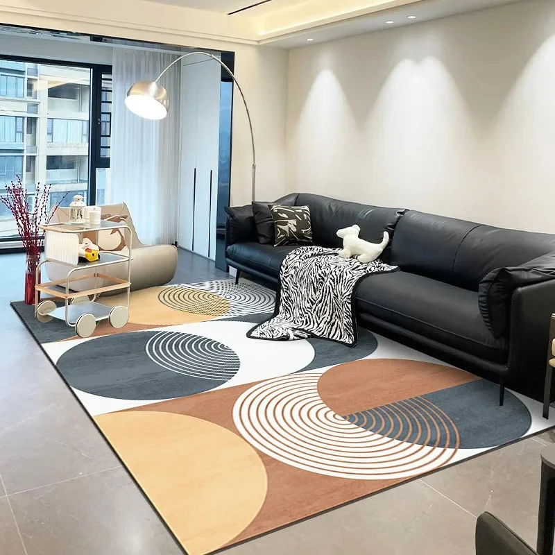 Geometric-Color-Block-Carpet-for-Living-Room-Luxury-Coffee-Table-Decor ...