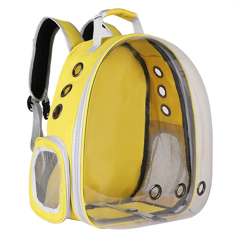 Dog-Cat-Backpack-Travel-Space-Capsule-Cage-Pet-Transport-Bag-Cat ...