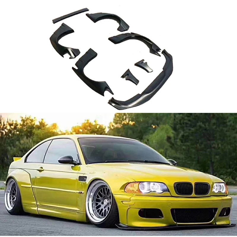 E46-FRP-RESIN-Wide-Bodykit-For-BMW-E46-sedan-4-door-Body-Kit-Wide-100 ...