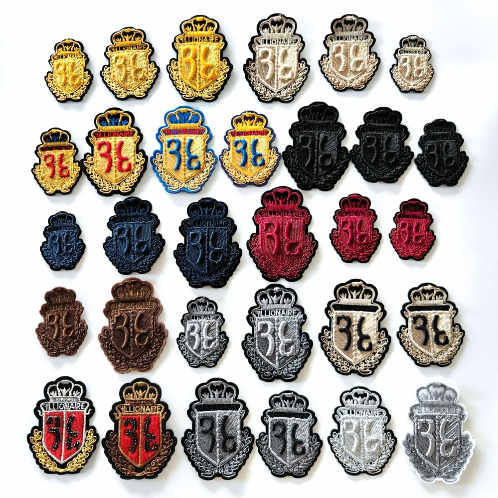 embroidery-3D-letter-badge-metal-patch-appliques-fashion-cool-sew-on ...