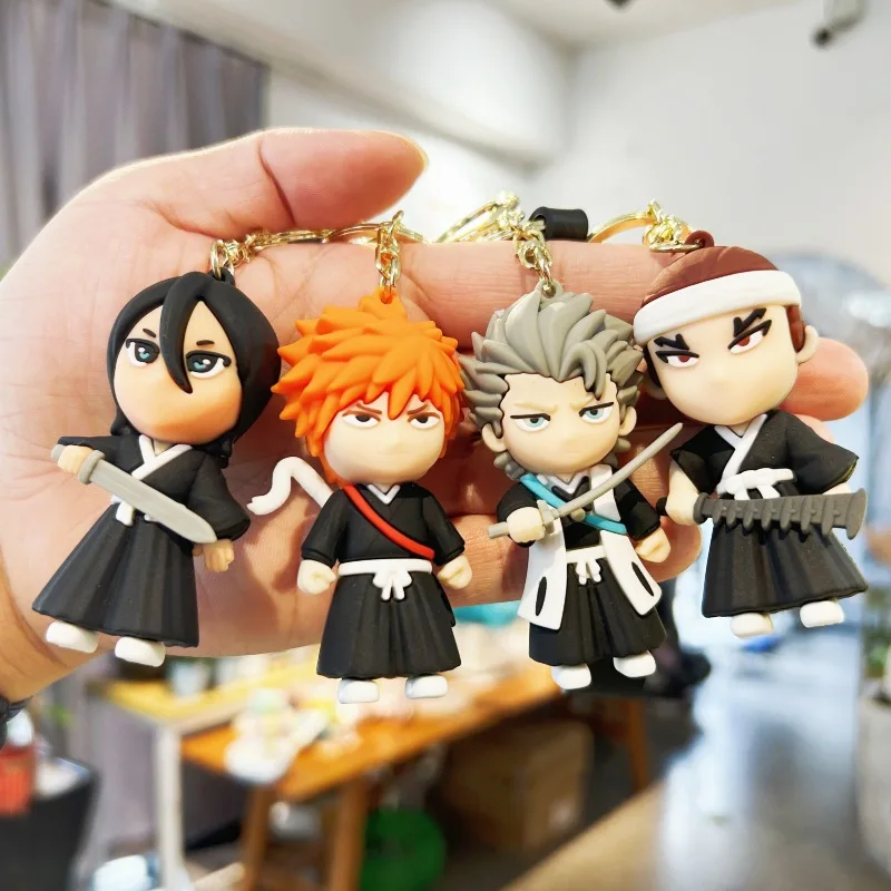 Cartoon-Death-Note-action-figure-key-chain-key-ring-kawai-bag-car ...