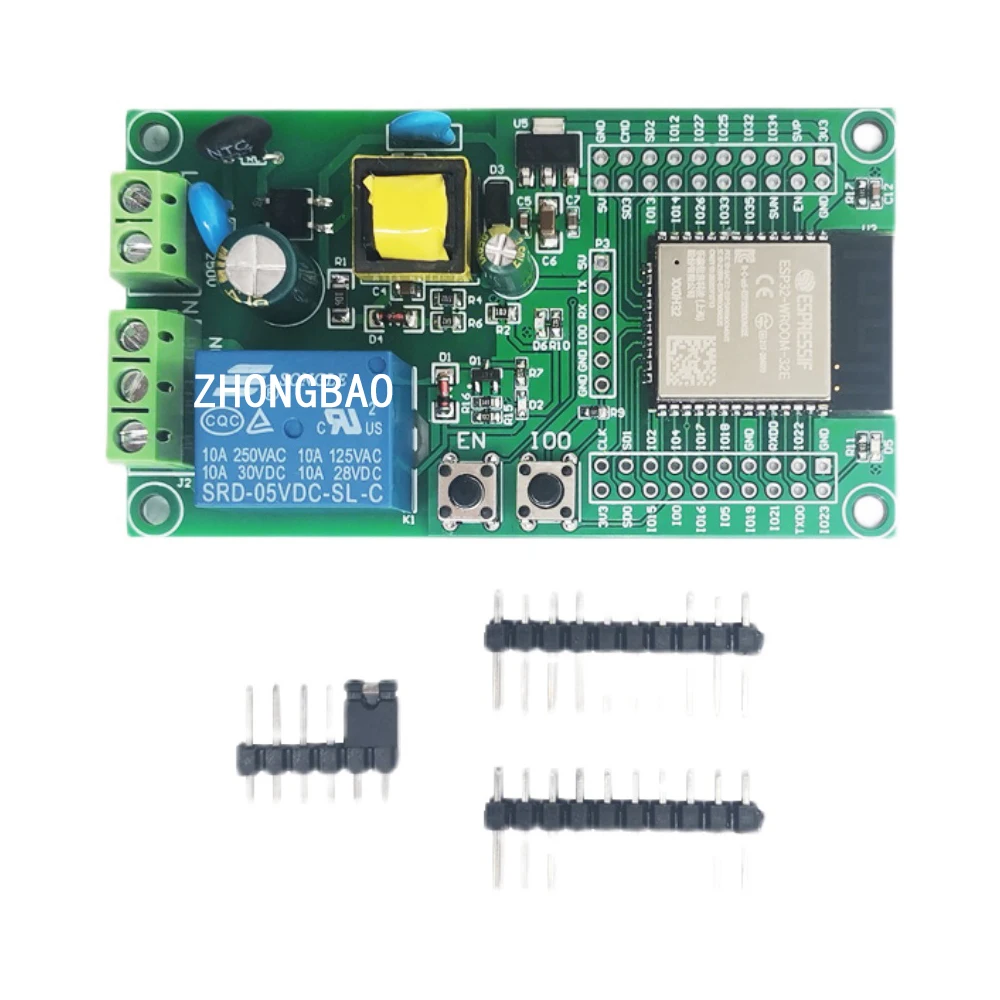 Ac Powered Esp32 Wifi Bluetooth Ble Single Relay Module Esp32 Development Board