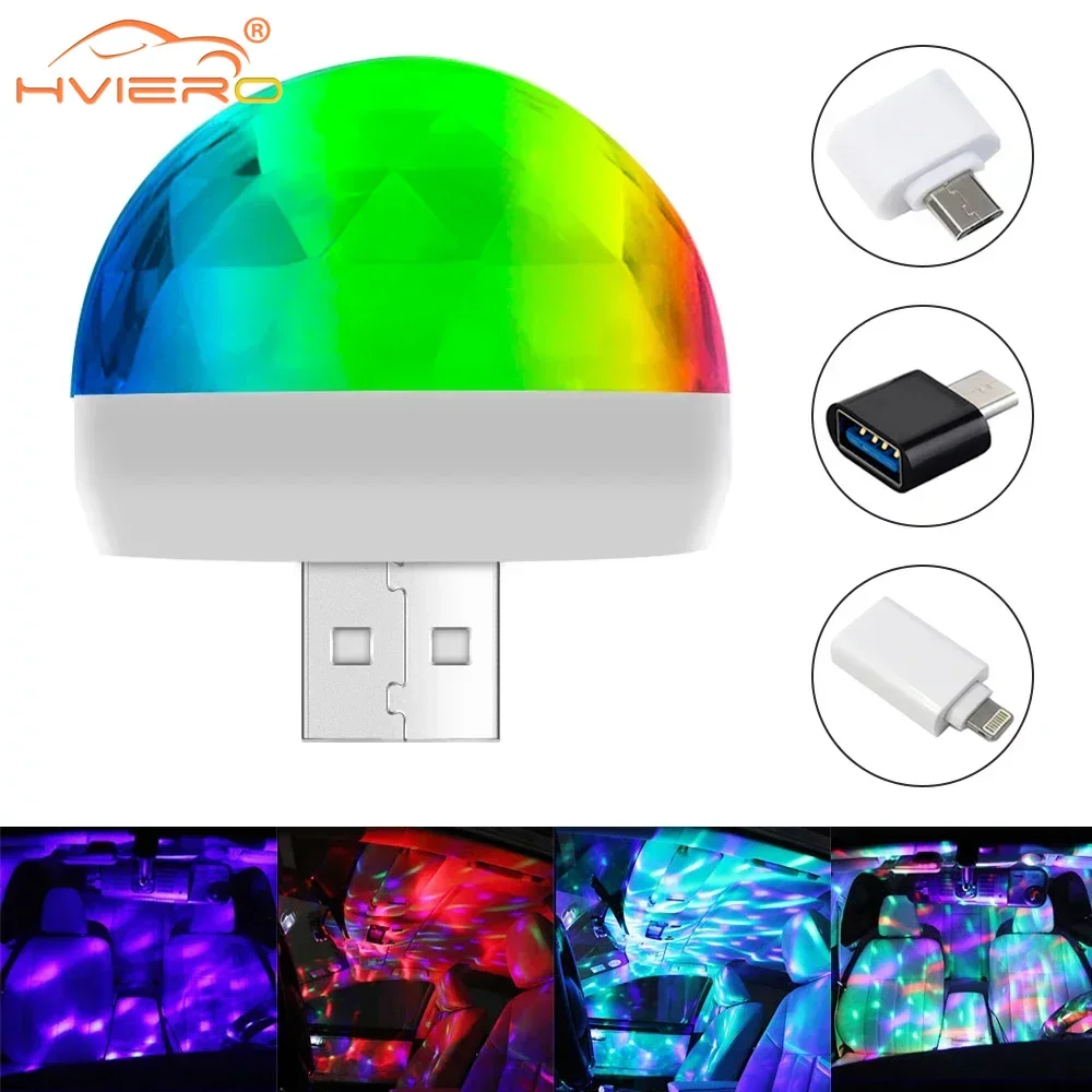 1X-Car-USB-Ambient-Lights-DJ-RGB-Mini-Colorful-Music-Sound-Led-5V-IOS ...