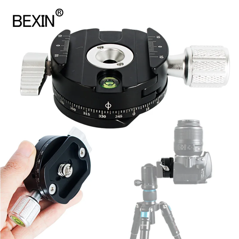 Mini camera clamp qr clamp 360 degree spin panoramic shooting clamp ...