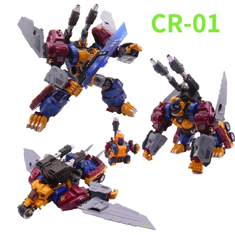 PE CR01 CR 01, cuatro cambios, transformación, Beast Wars, controladores de chimpancés KO ...