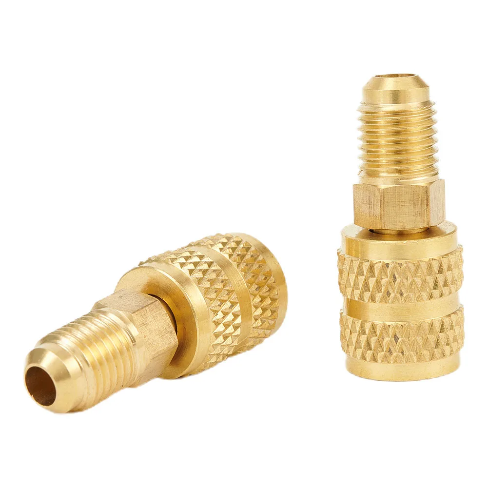 2pcs-Brass-R410a-Adapters-Female-5-16-SAE-Male-1-4-SAE-For-R22-Adapter ...