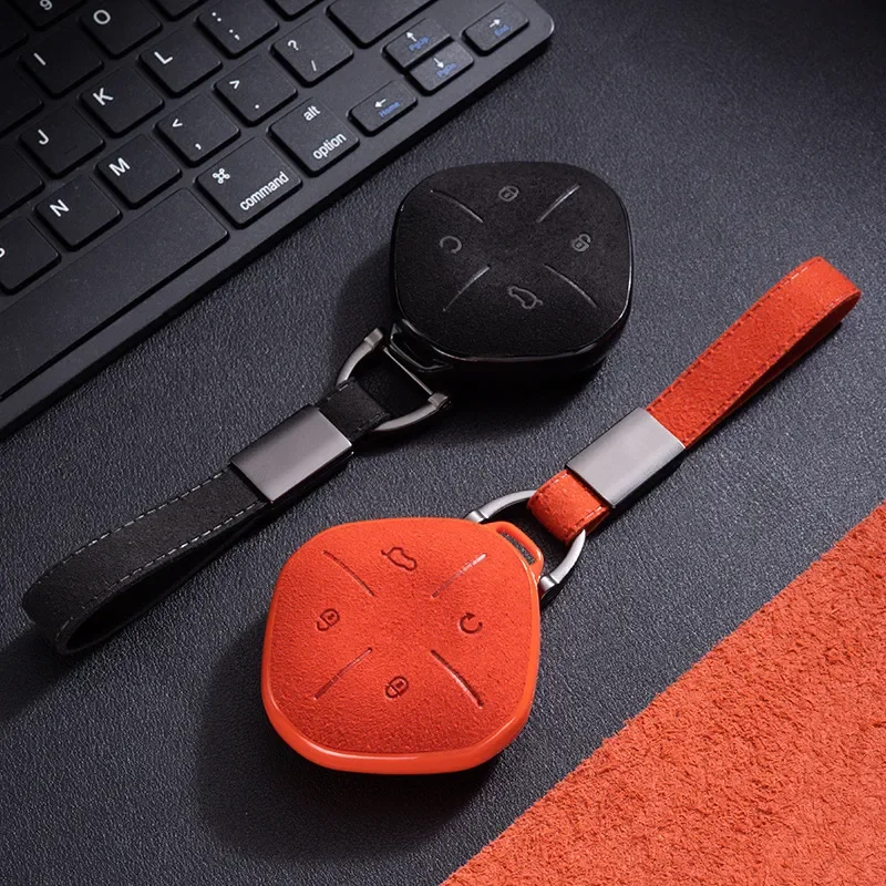 For-Jetour-X-1-Plus-DTC-2022-Key-Chains-Car-Accessories-Leather-Soft ...