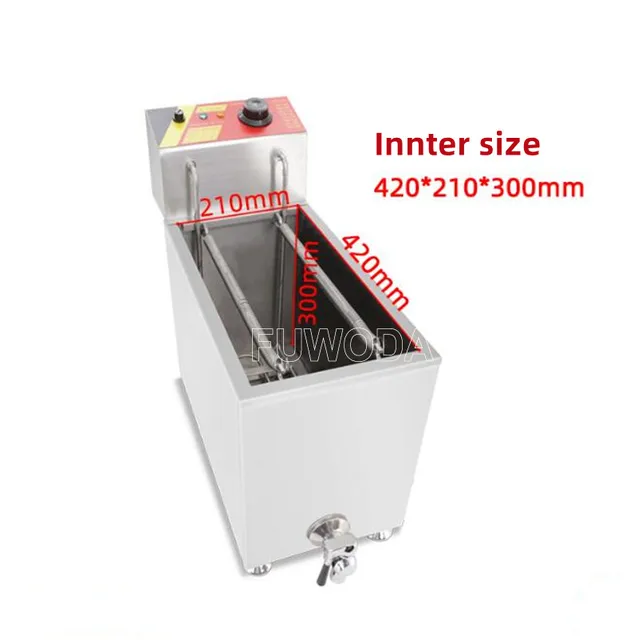 Hot Dog Stick 12L Commercial Corn Dog Fryer - 1900W Electric Cheese Dog ...