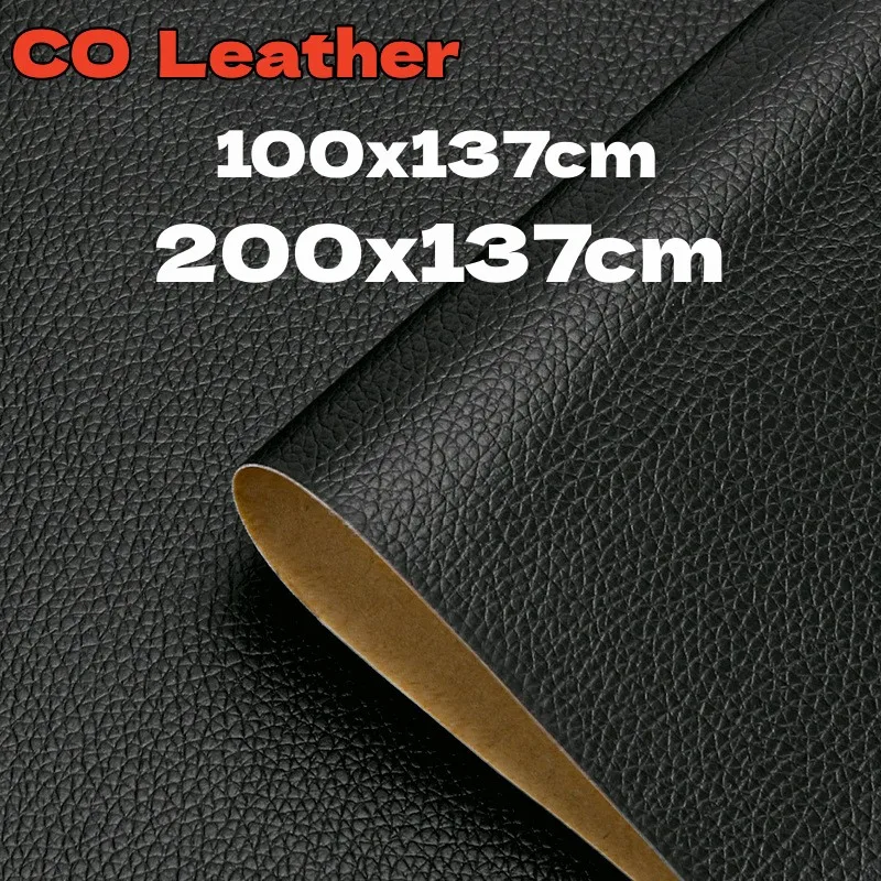 200x137 Leather Repair Sticker Self-adhesive Patches Repair Pu Black ...