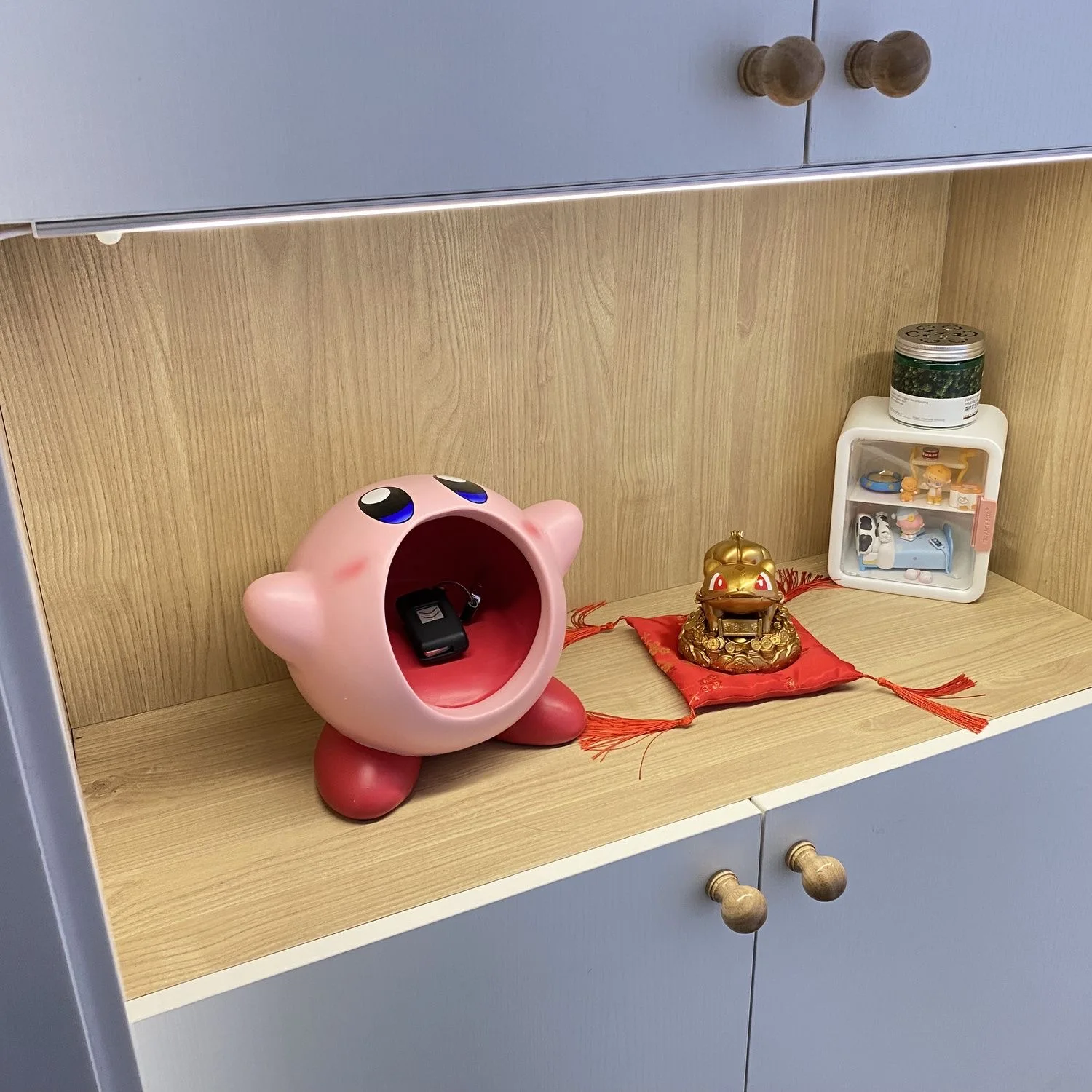 Cartoon-Anime-Big-Mouth-Storage-Box-Cute-Kirbyed-Stand-Statue-Porch ...