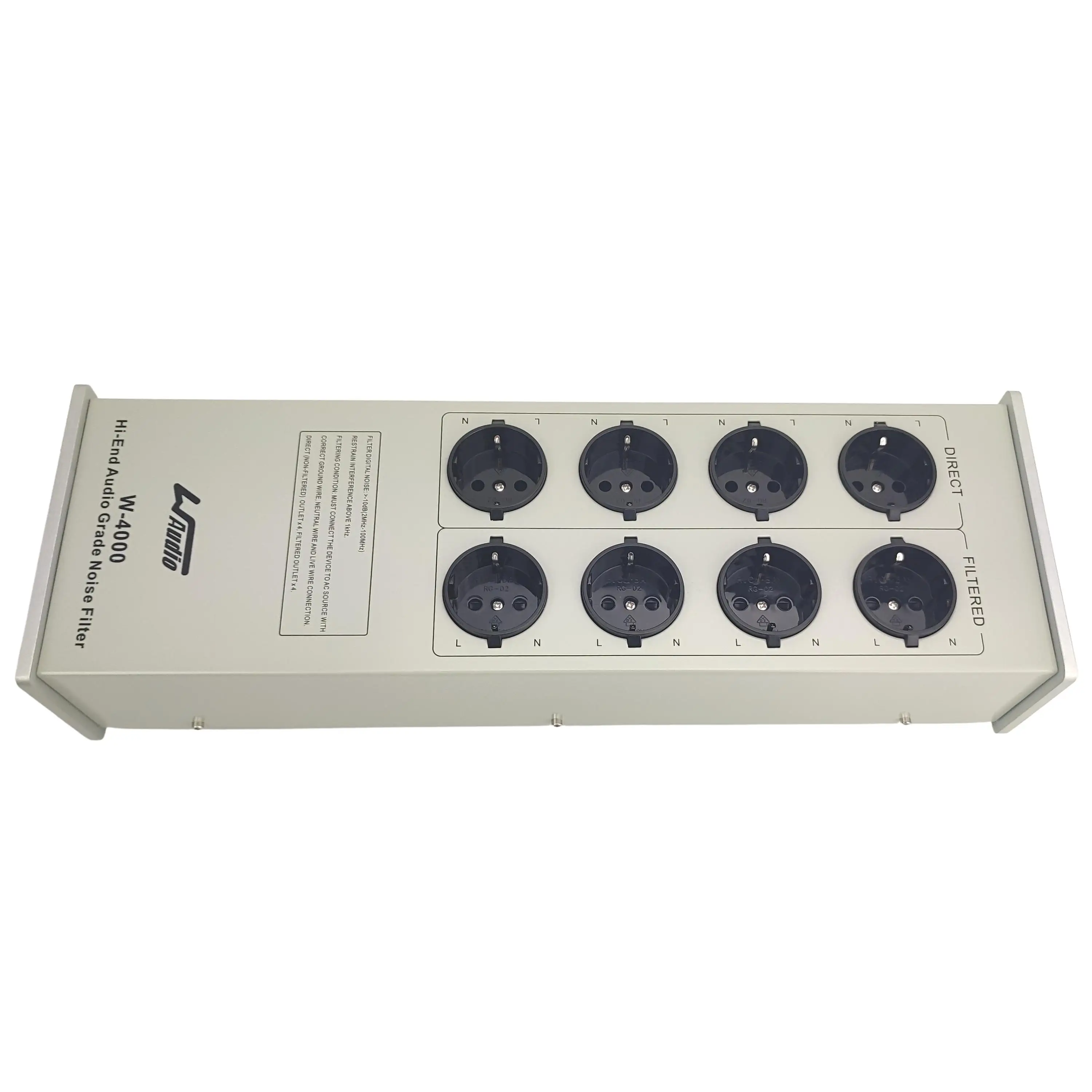 WAudio Power Filter AC Noise Purifier W-4000 Line Conditioner Surge ...