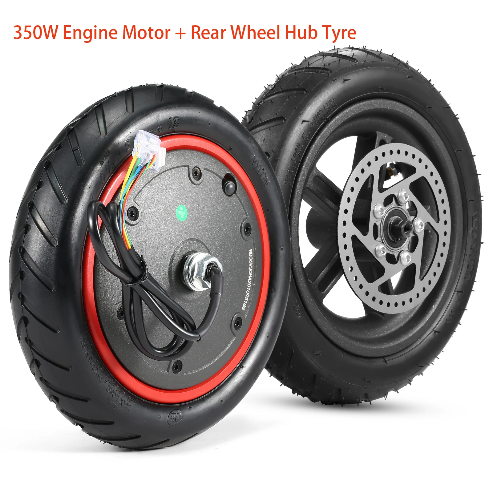 350W Engine Motor Wheel with Inflatable Rear Wheel Hub Tyre Replacement ...