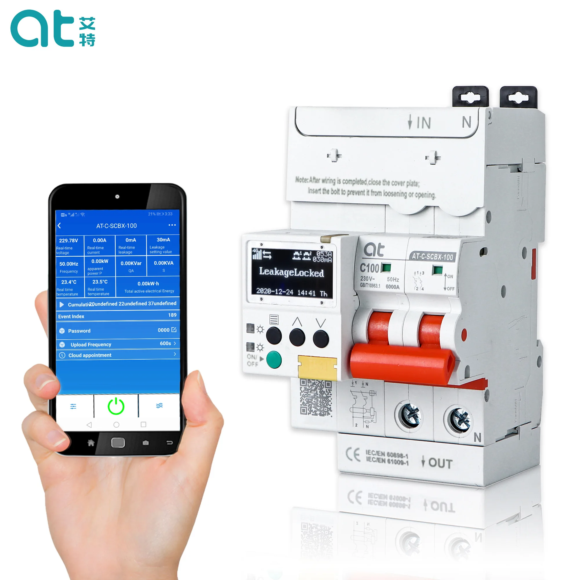 485 WIFI Circuit Breaker PC control Tuya Timer Remote Control Wireless ...