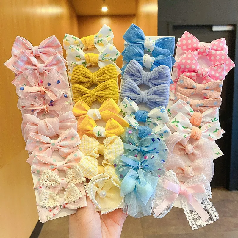 Big-Bow-Flower-Elastic-Hairbands-para-crian-as-doce-cabelo-la-os-para ...