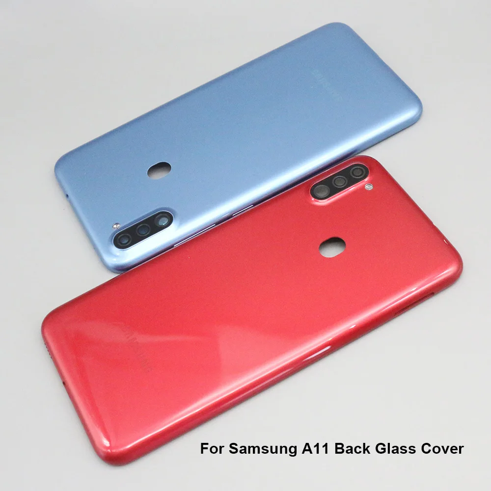 Original For Samsung Galaxy A11 A115 Plastic Back Battery Cover Rear ...
