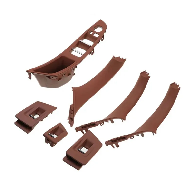Car Inner Door Panel Handle Pull Trim Set For BMW F10 535I 550I 528I ...