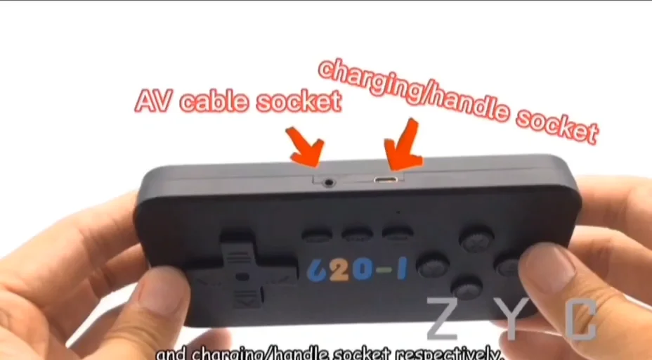 Handheld Video Game Console with 620 Classical Games, Portable Retro ...