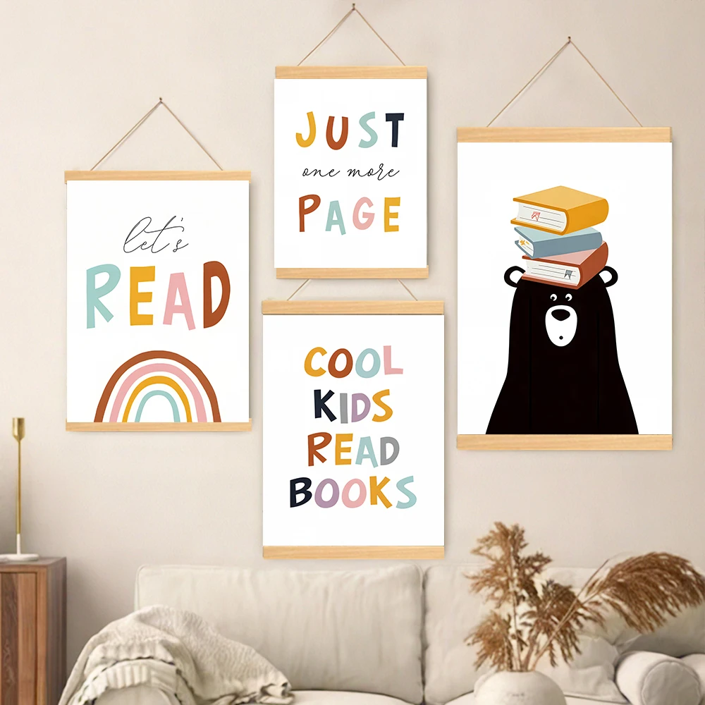 Solid Wood Hanging Classroom Decor, Boho Classroom Decor,Reading ...